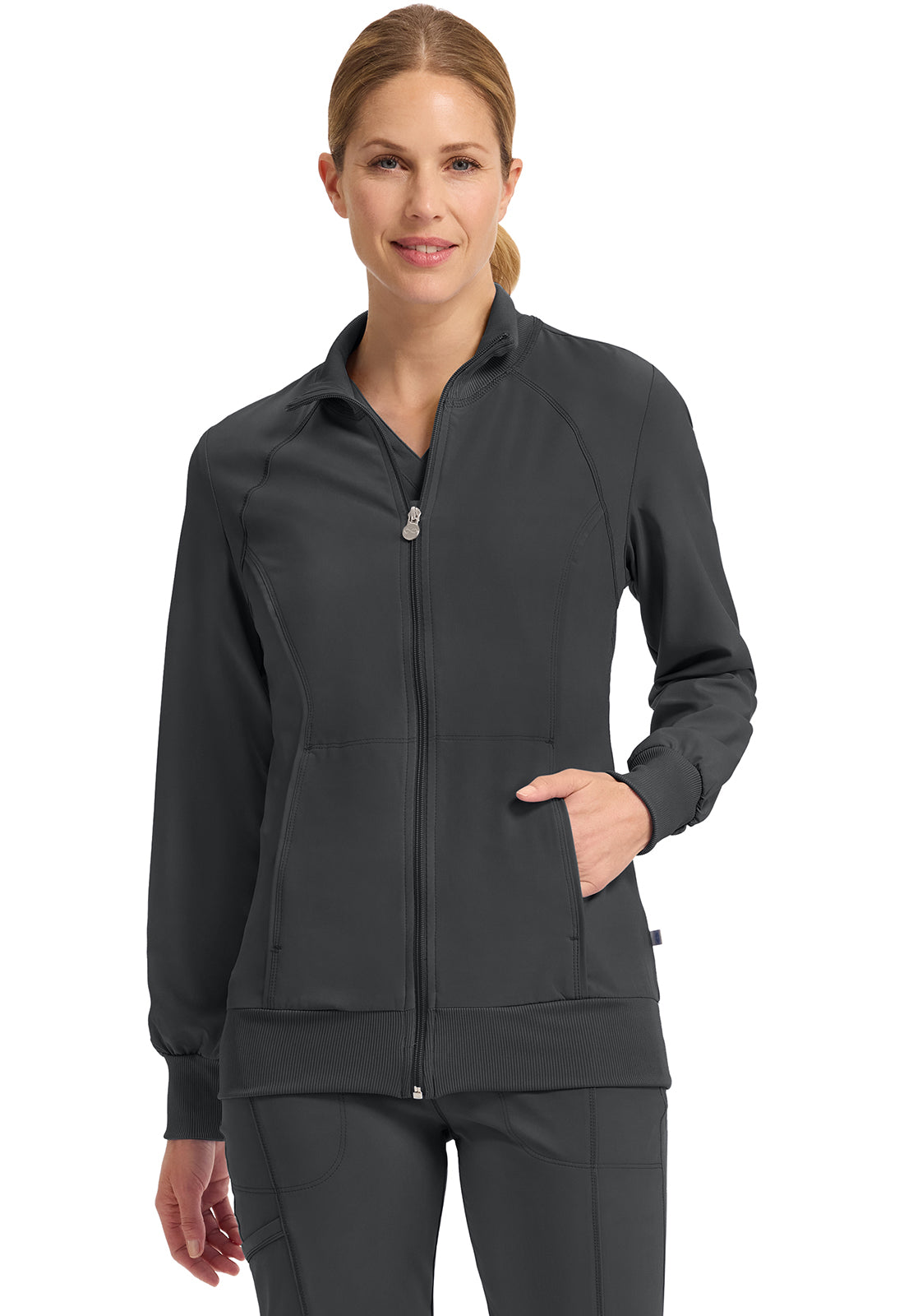 2391A Cherokee Infinity Zip Front Warm-up Jacket Certainty Antimicrobi ...