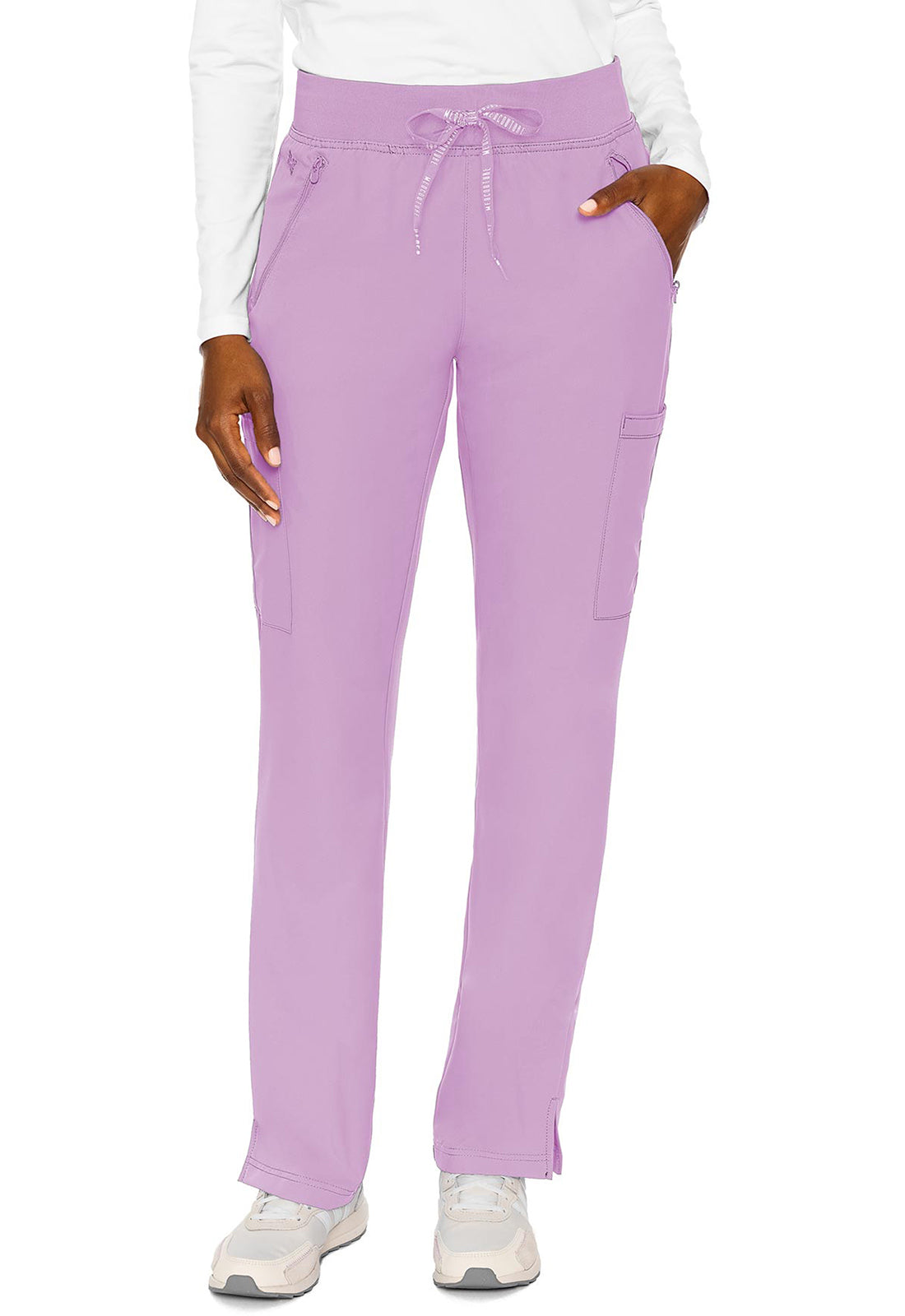 MC2702 Med Couture MC Insight Zipper Straight Leg Stretch Scrubs Pants ...